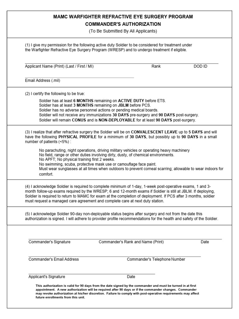 Commander Authorization Nov2019 | PDF