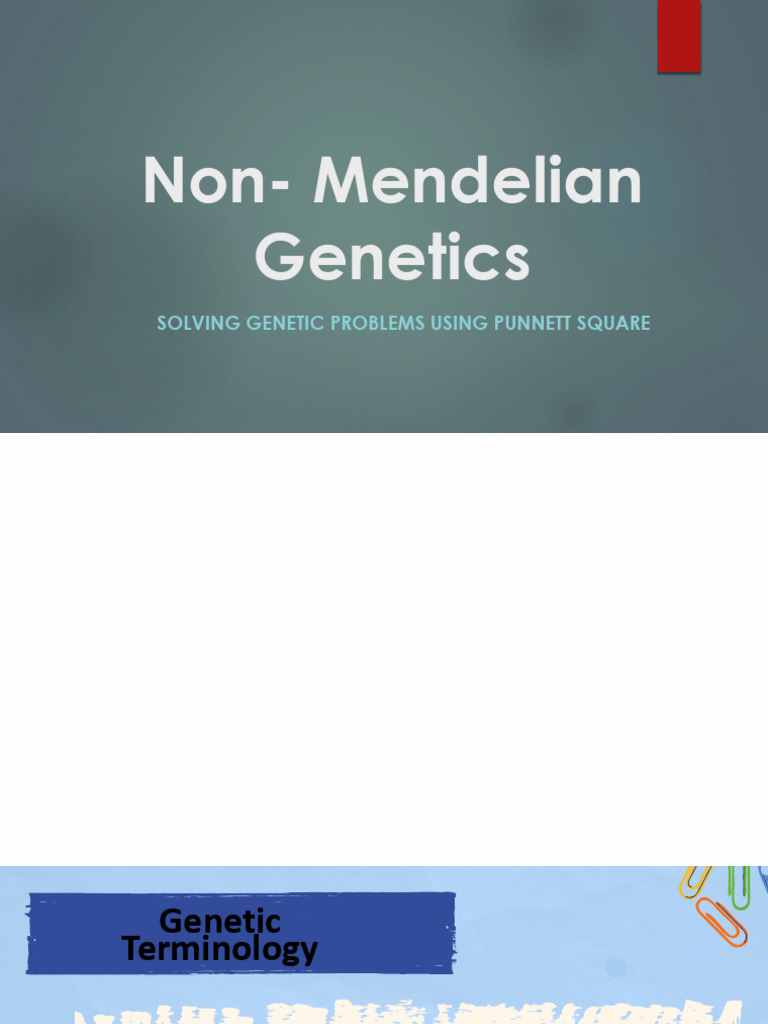 Reviewer Non-Mendelian-Genetics | PDF | Dominance (Genetics) | Wellness