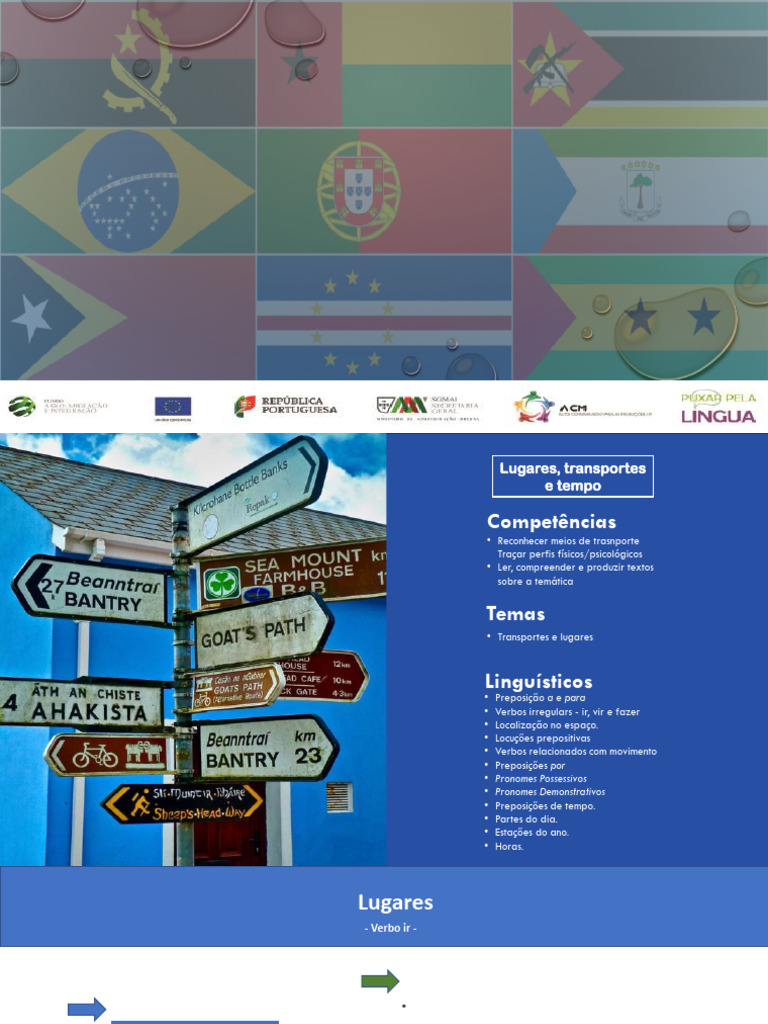 Aula A1 - Lugares e Transportes | PDF