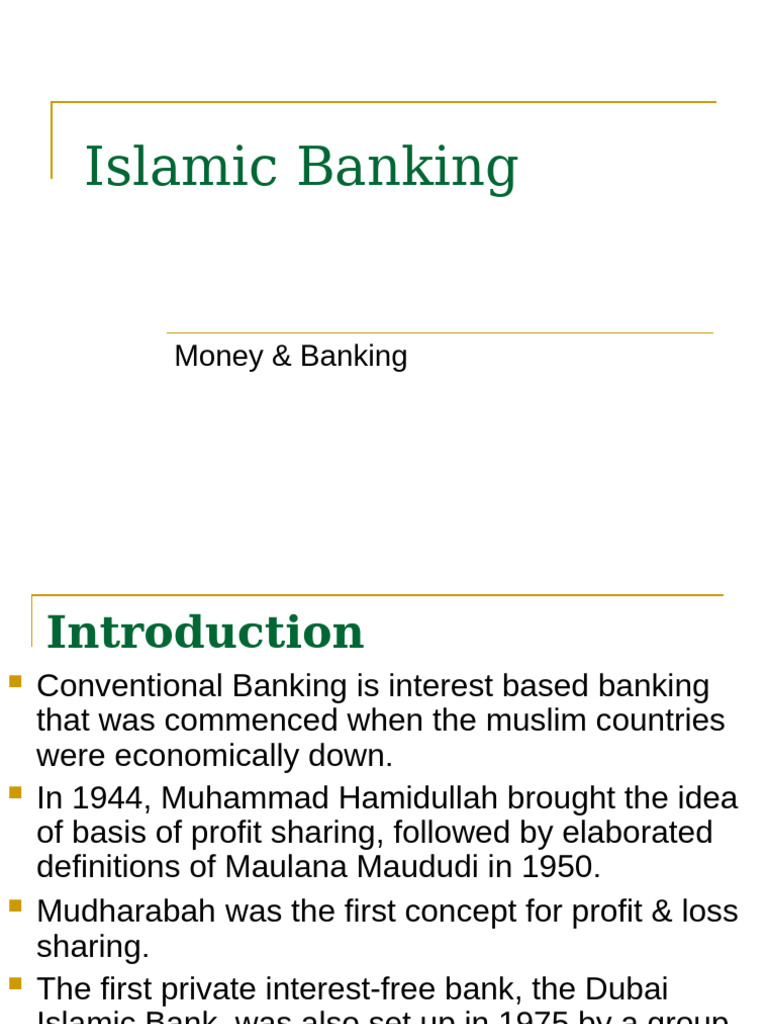 Islamic Banking | PDF