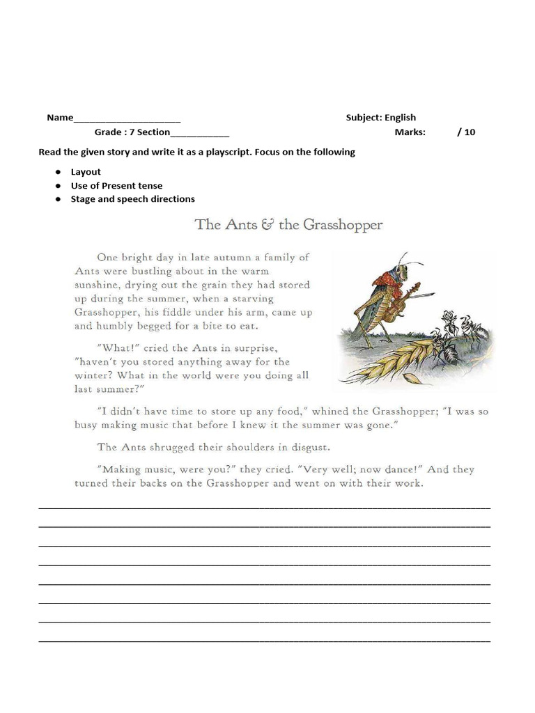 Worksheet Format | PDF