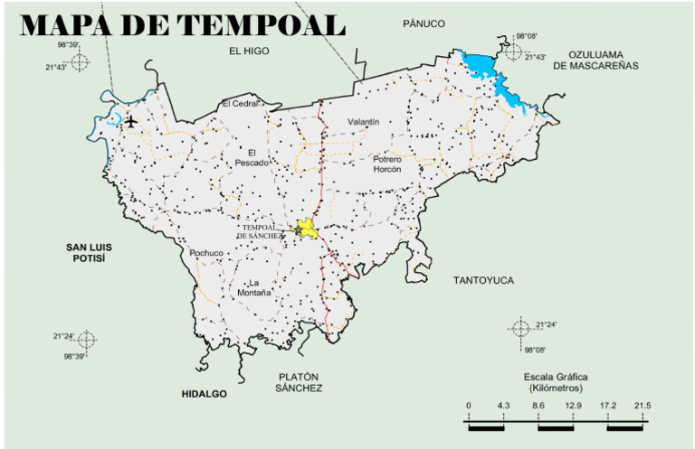 Mapa de Tempoal | PDF