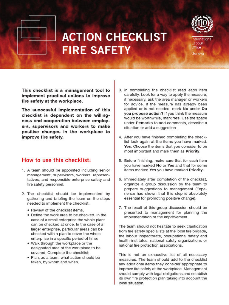 Fire Safety Checklist | PDF