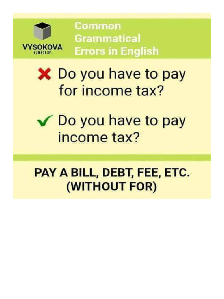 Common Grammatical Errors | PDF Common Grammatical Errors | PDF