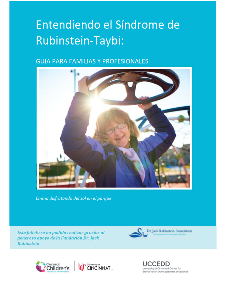 CCHMC-Folleto Sobre El Sindrome Rubinstein Taybi - 2019 | PDF | Discapacidad intelectual ...