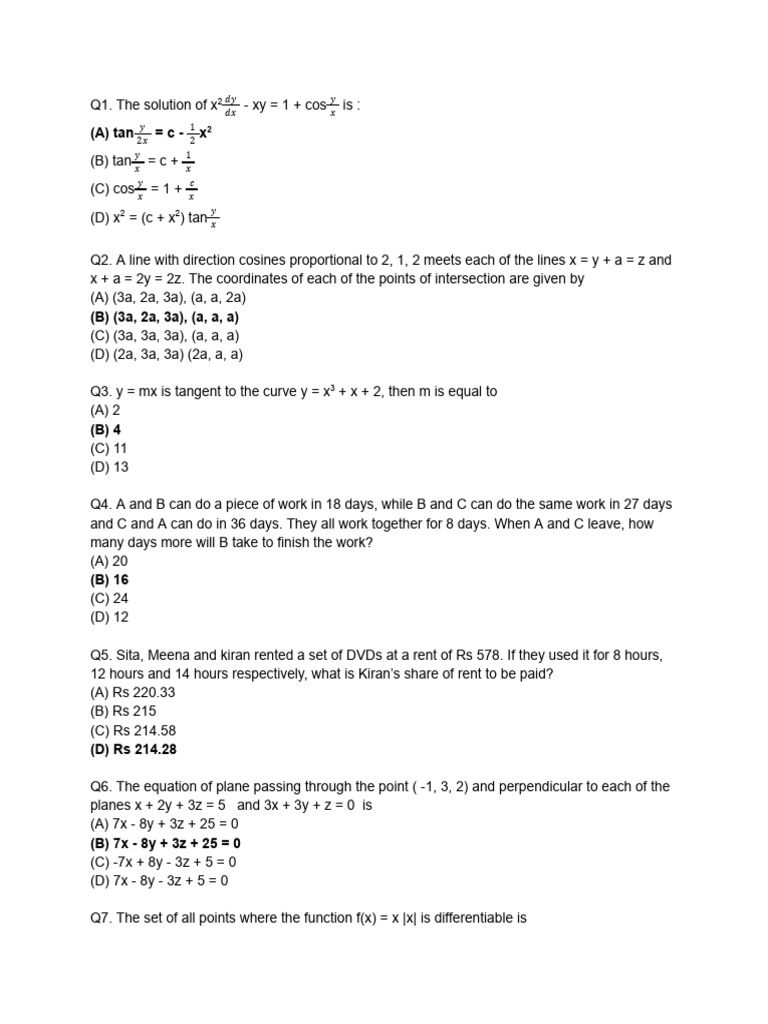 Grade 12 - Set 2 | PDF