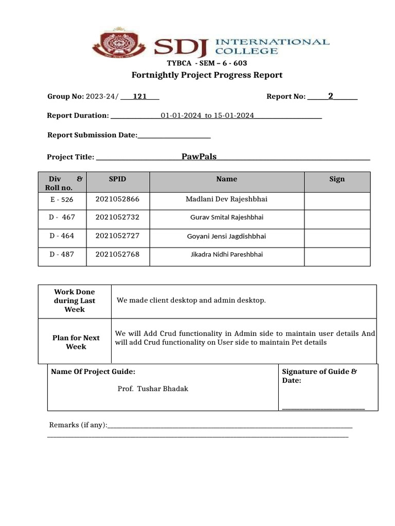 Project Report 02 | PDF