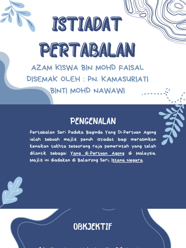 Istiadat Pertabalan | PDF