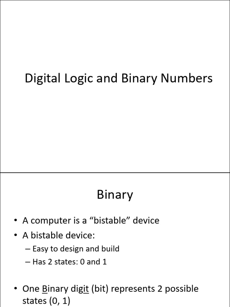 Lecture 1 - Numbering Systems | PDF