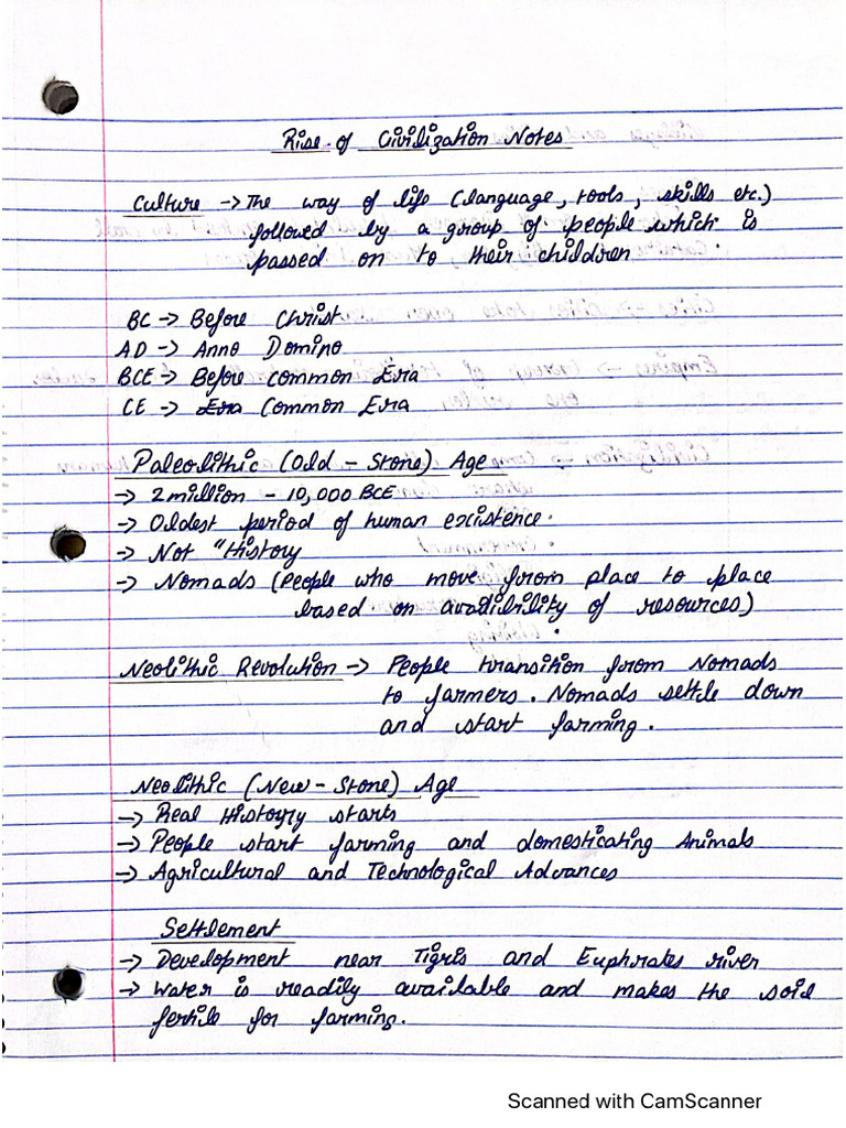 Rise Of Civilization Pdf