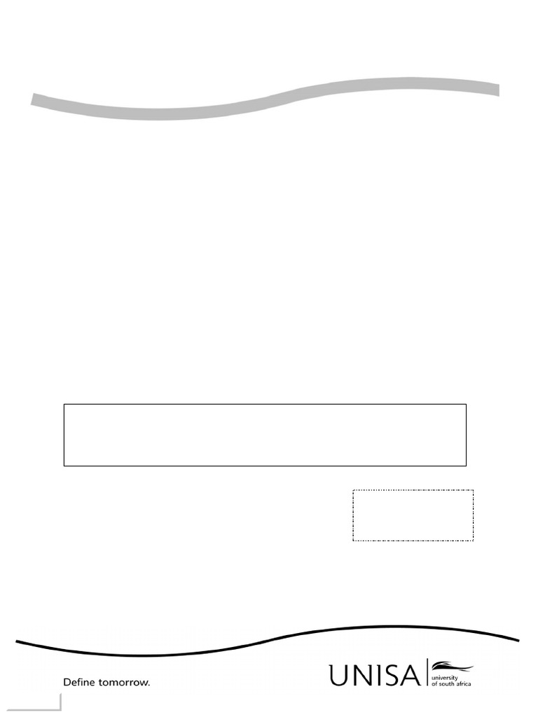 Tutorial Letter 301 2020 4 B | PDF