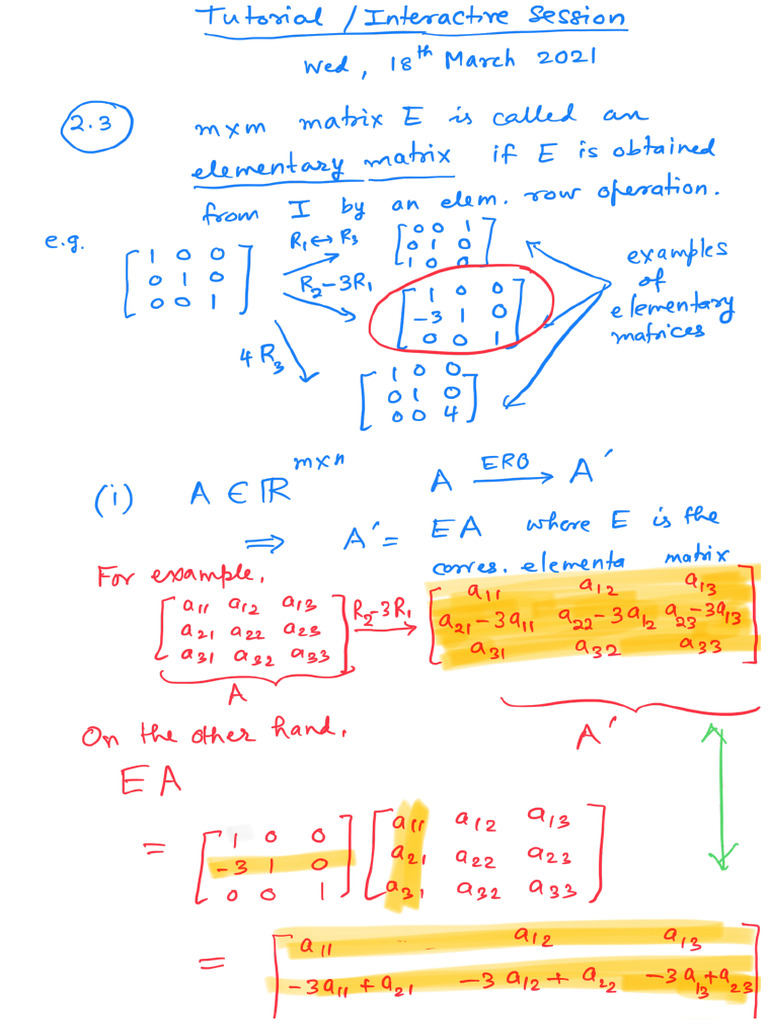 Linear Algebra | PDF