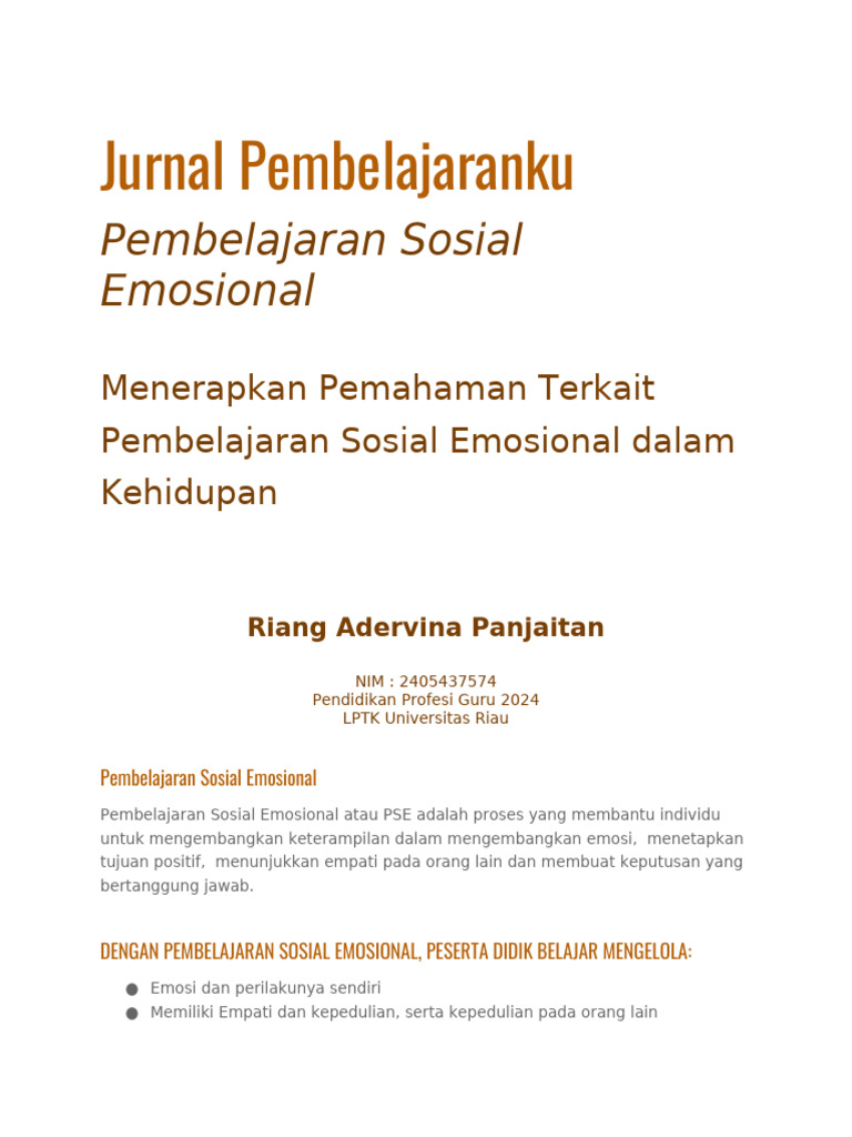 Jurnal 2 RIANG | PDF
