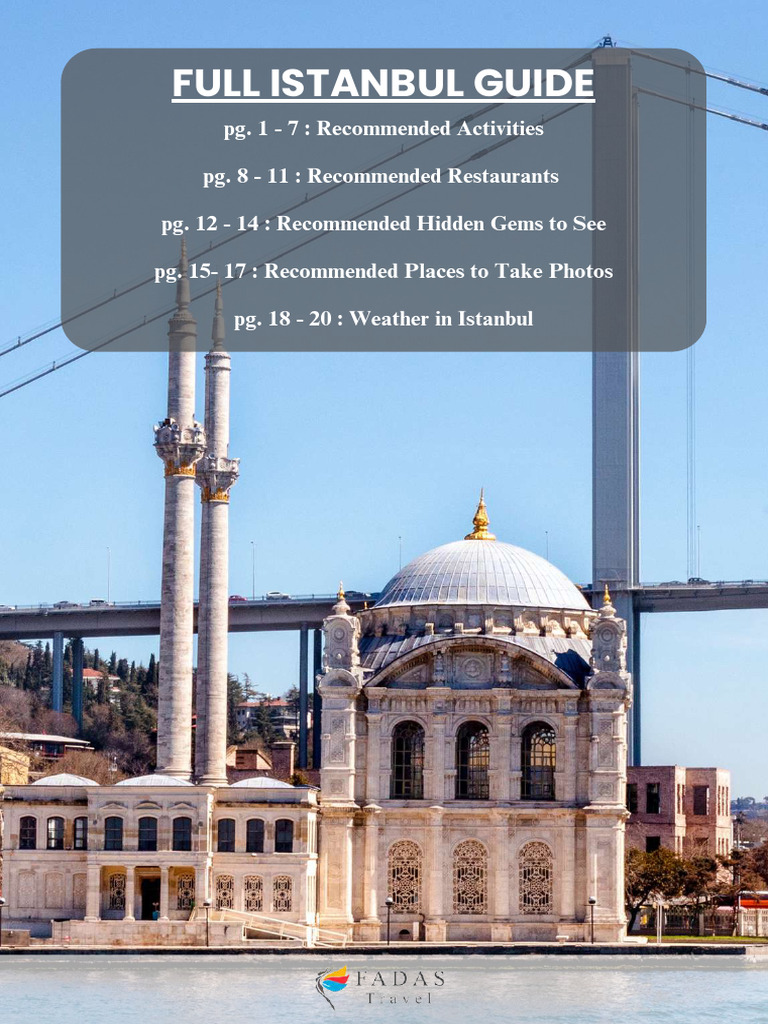 Istanbul Guide | PDF