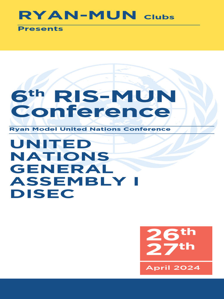 6th RISMUN Back Ground Guide | PDF