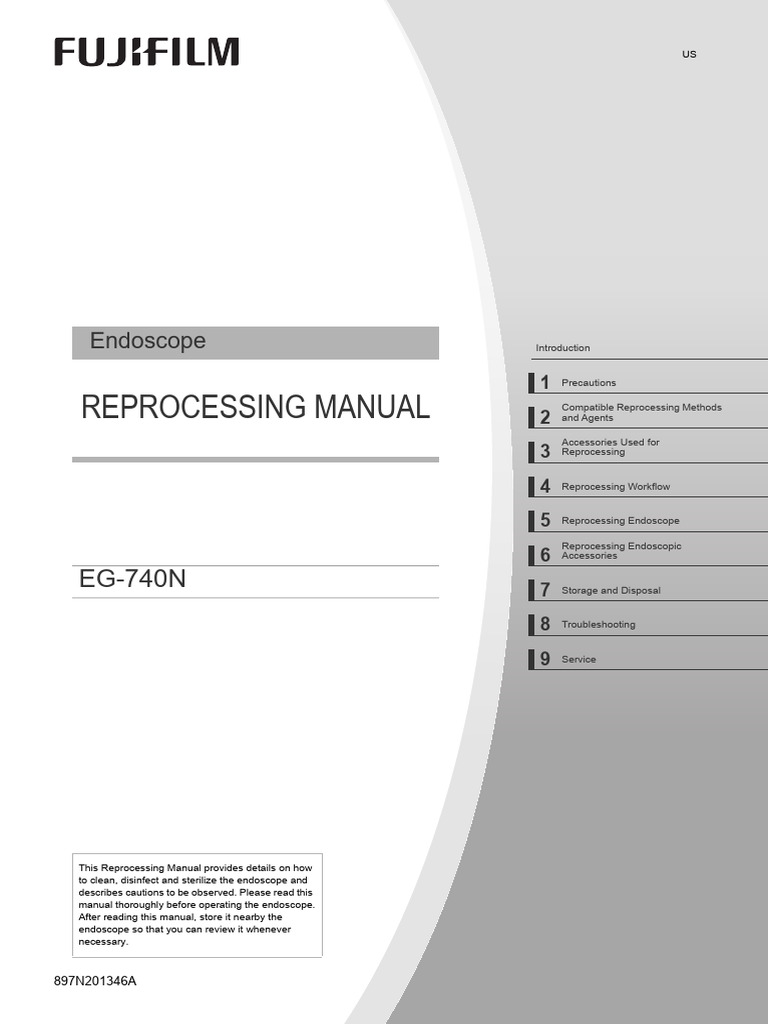 EG-740N. Reprocessing Manual | PDF