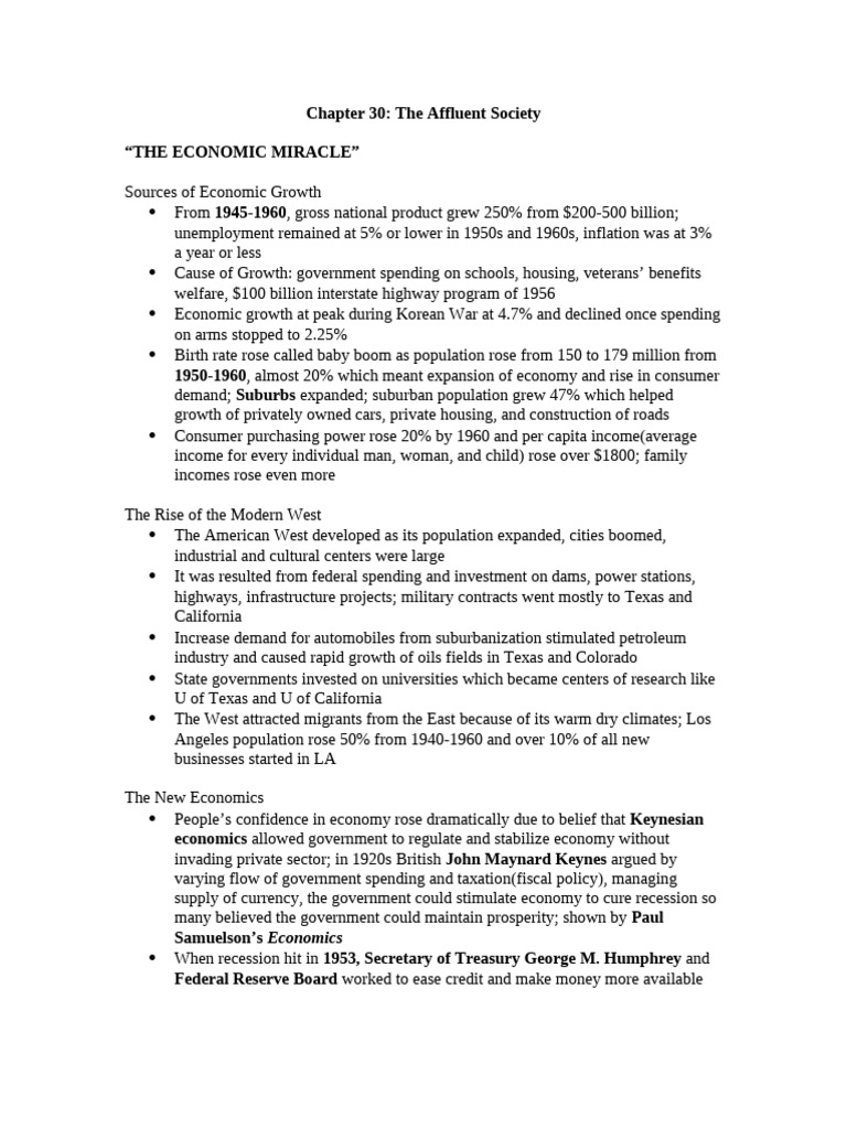 Chapter_30_The_Affluent_Society | PDF