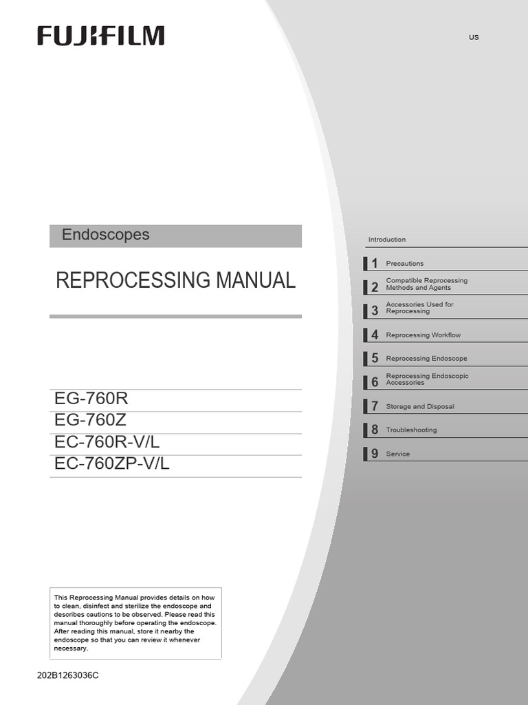 Eg 760r Eg 760z Ec 760r V Ec 760zp v. Reprocessing Manual | PDF