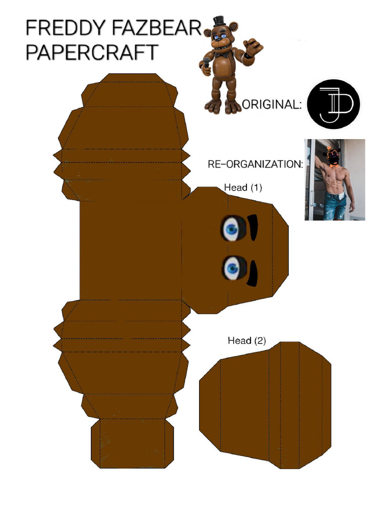 Freddy Fazbear Papercraft | PDF