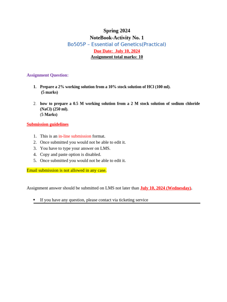 Spring 2024 - BIO505P - 1 | PDF