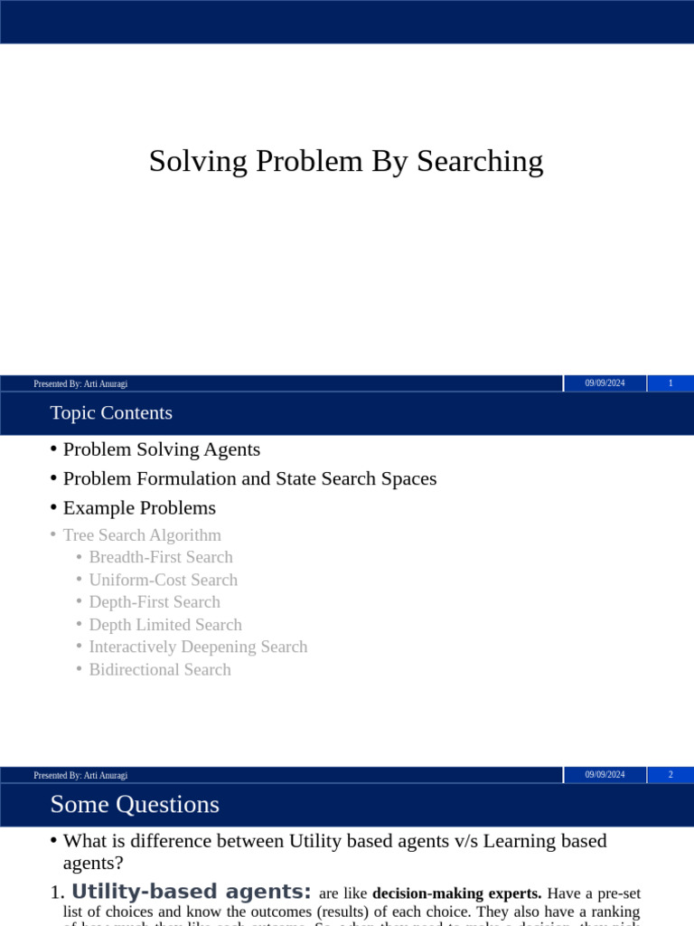 Lecture 4 Searching | PDF