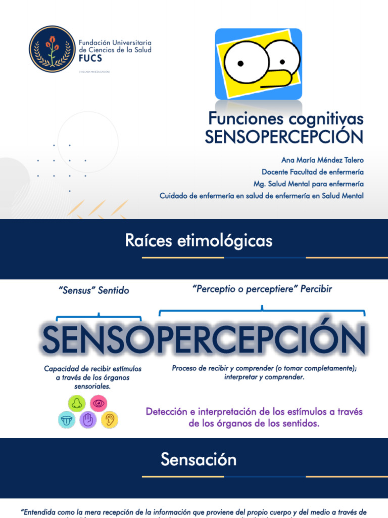 Sensopercepción | PDF | Sentidos | Percepción
