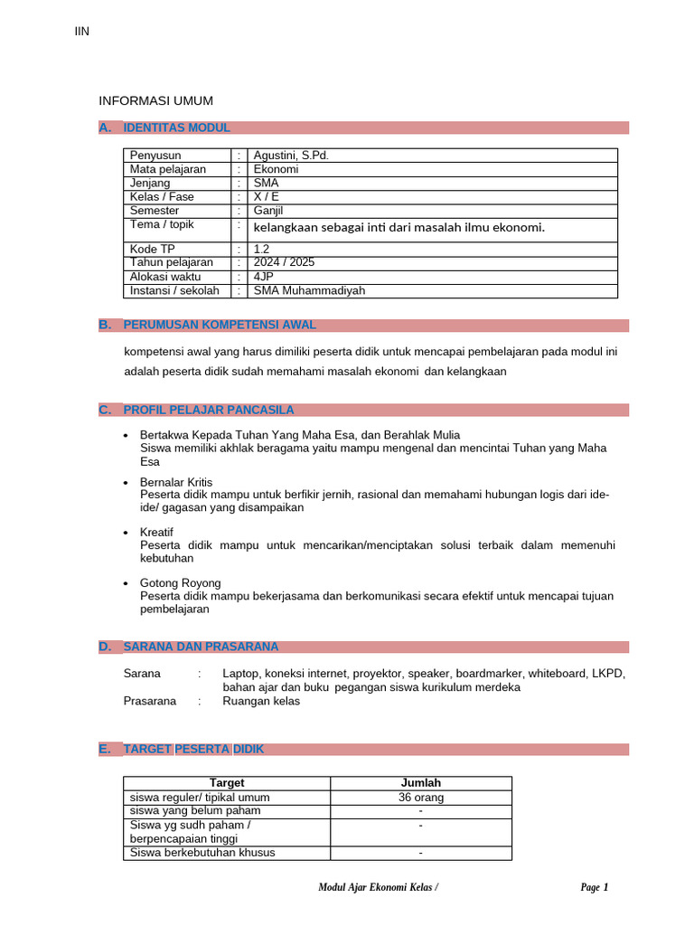 2753 - Modul Eko TP 1.1 | PDF
