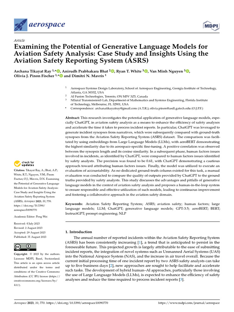 Examining The Potential of Generative Language Mod | PDF