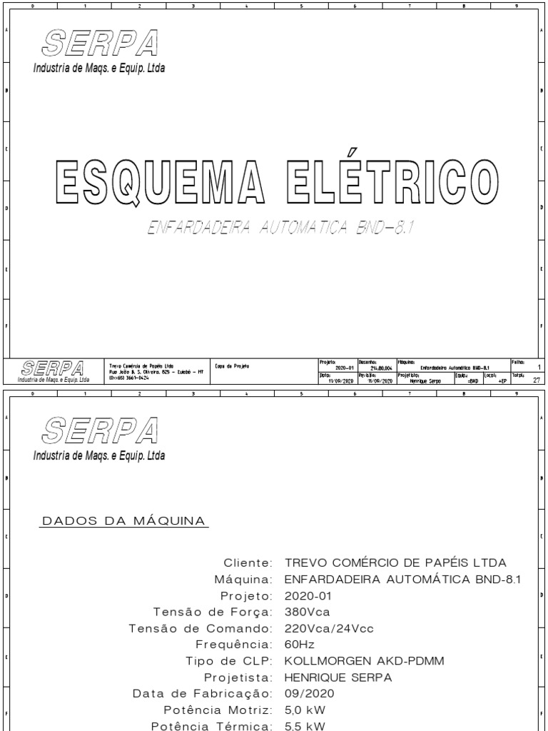 2020-01 Esquema Elétrico | PDF