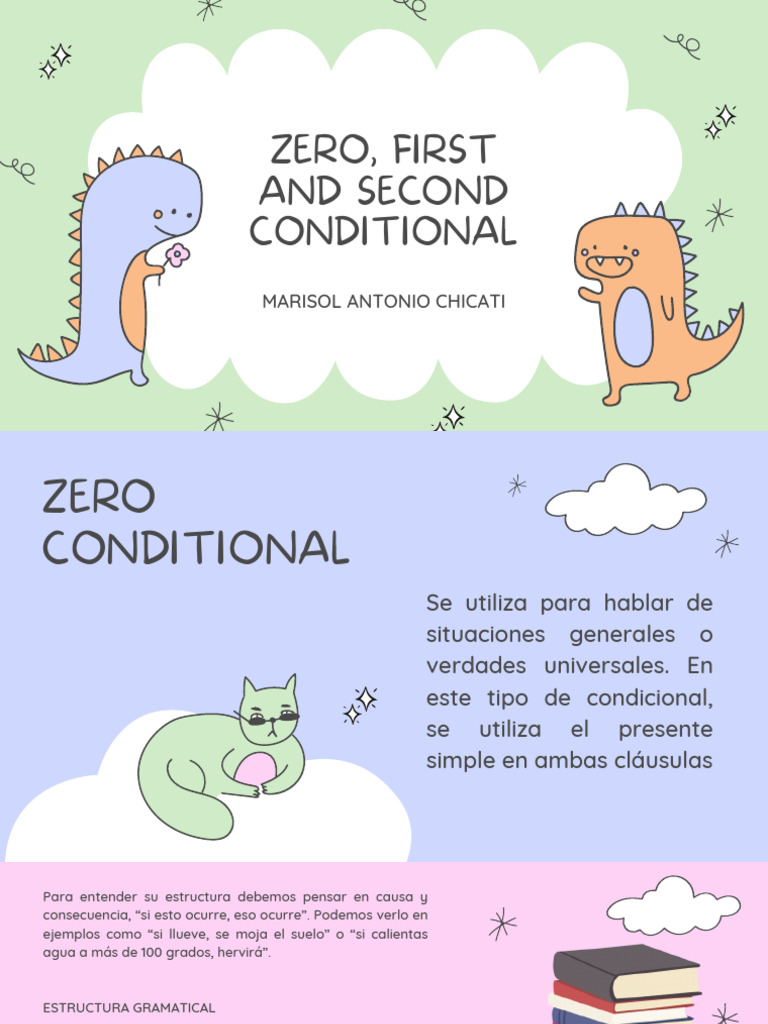 Zero, First and Second Conditional | PDF
