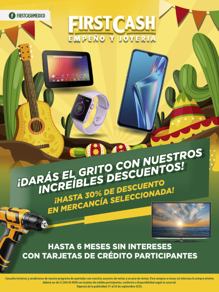 First Cash Campaña Ofertas Patrias - Mercancía General | PDF