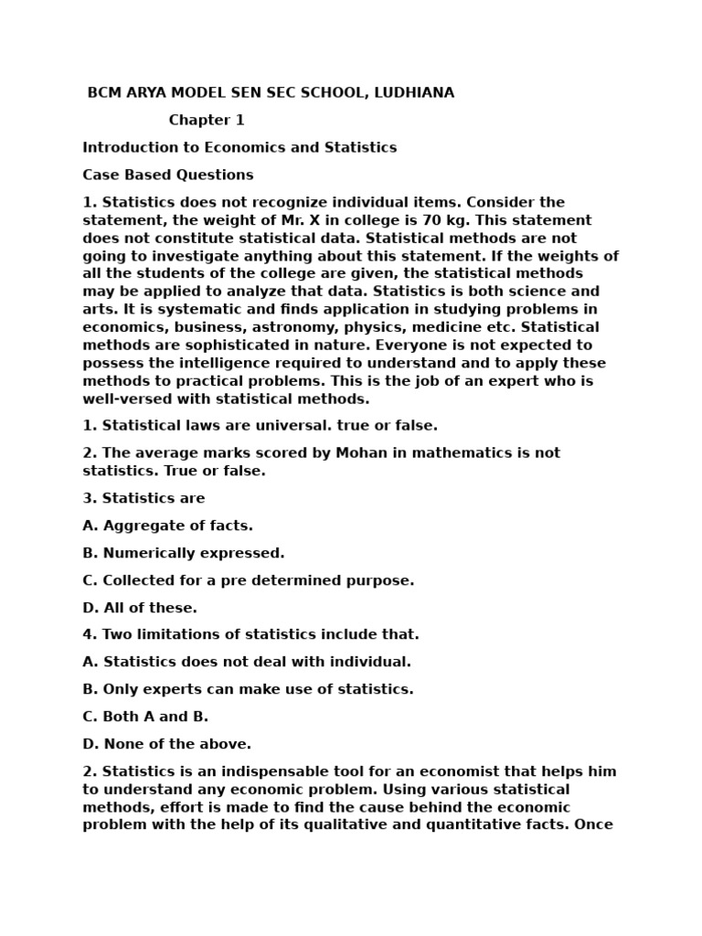 774-T-87374-Case Studies ch1 Statistics | PDF | Statistics | Social Science