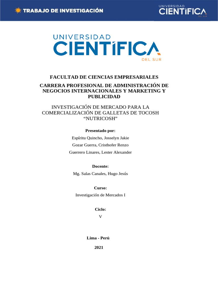 Modelo de Trabajo Final | PDF