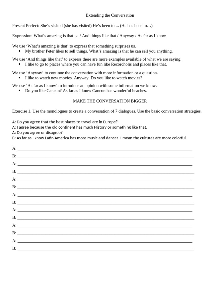 1.3 Make the Conversation | PDF