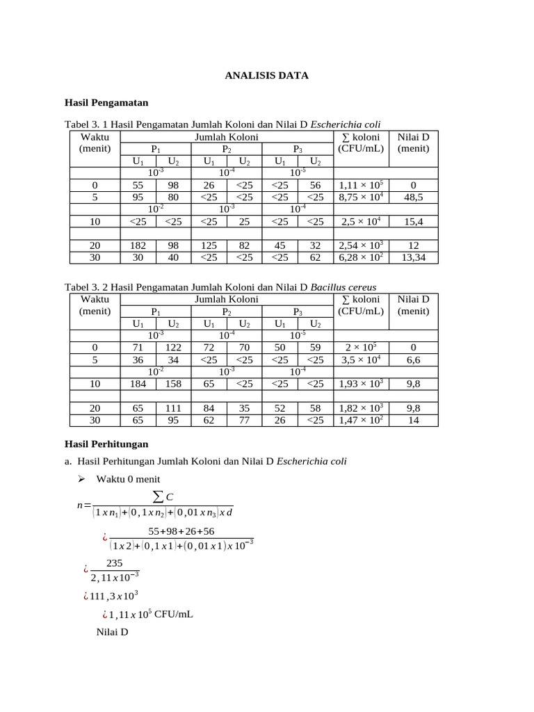 ANALISIS DATA Acara 3 | PDF