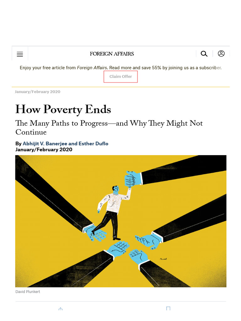 How To End Poverty | PDF