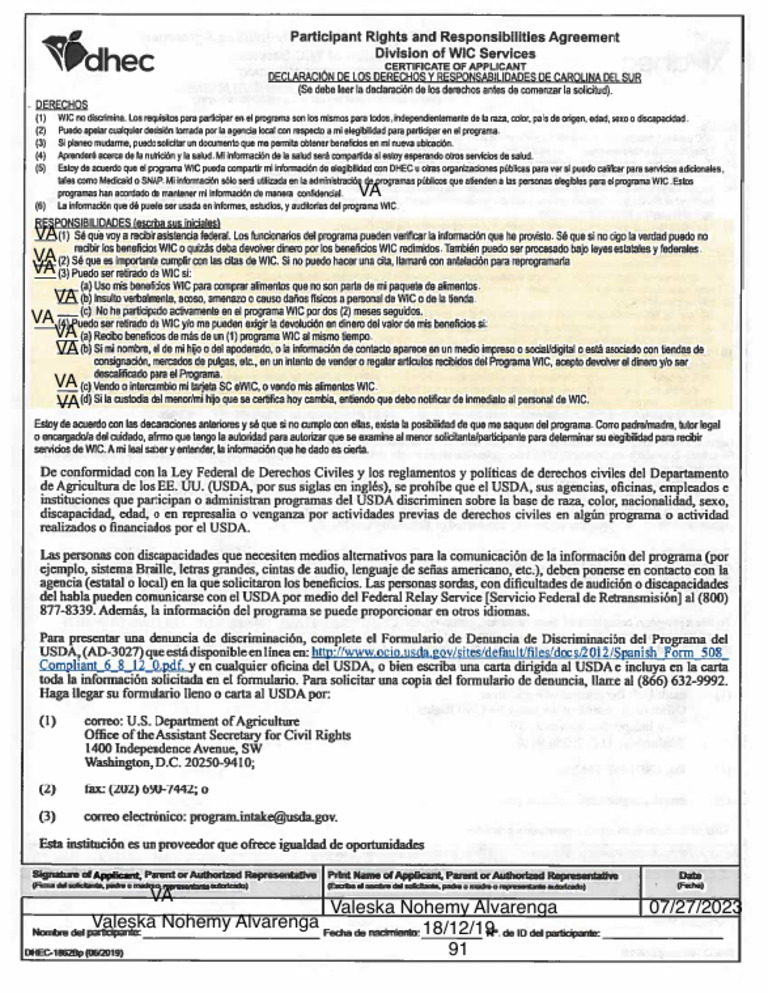 Derechos de Valeska | PDF