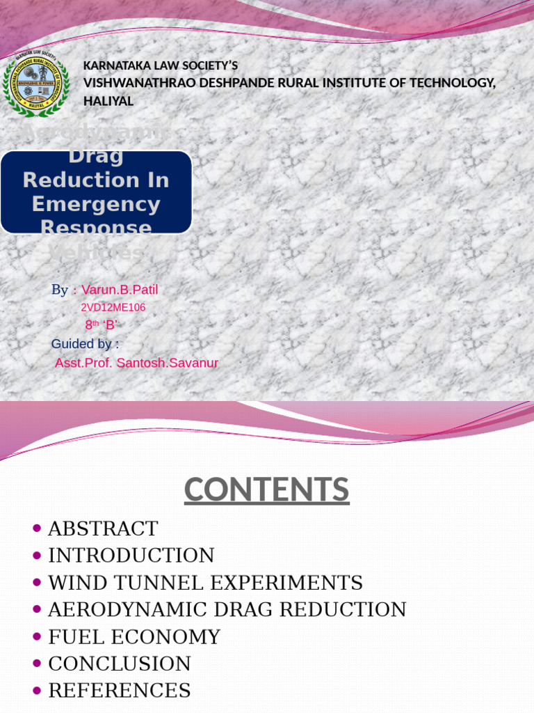 Aerodynamic Drag On Emergency Response Vehicles | PDF | Drag (Physics ...