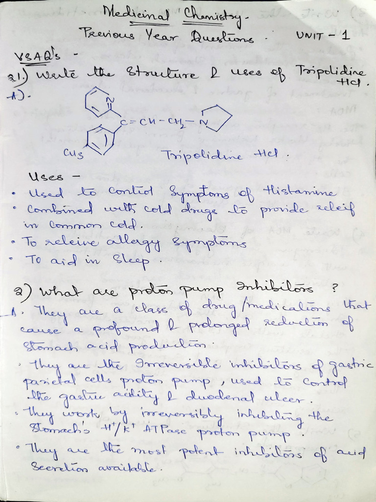 MC Pyqs Unit 1 | PDF