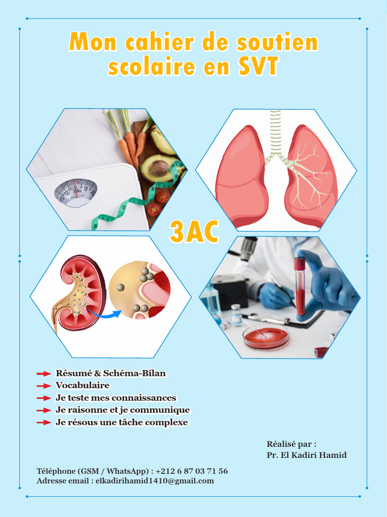 Mon Cahier de Soutien Scolaire Active SVT 3AC | PDF