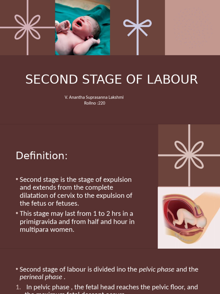 Mechanism of Second Stage of Labour | PDF | Childbirth | Abdomen