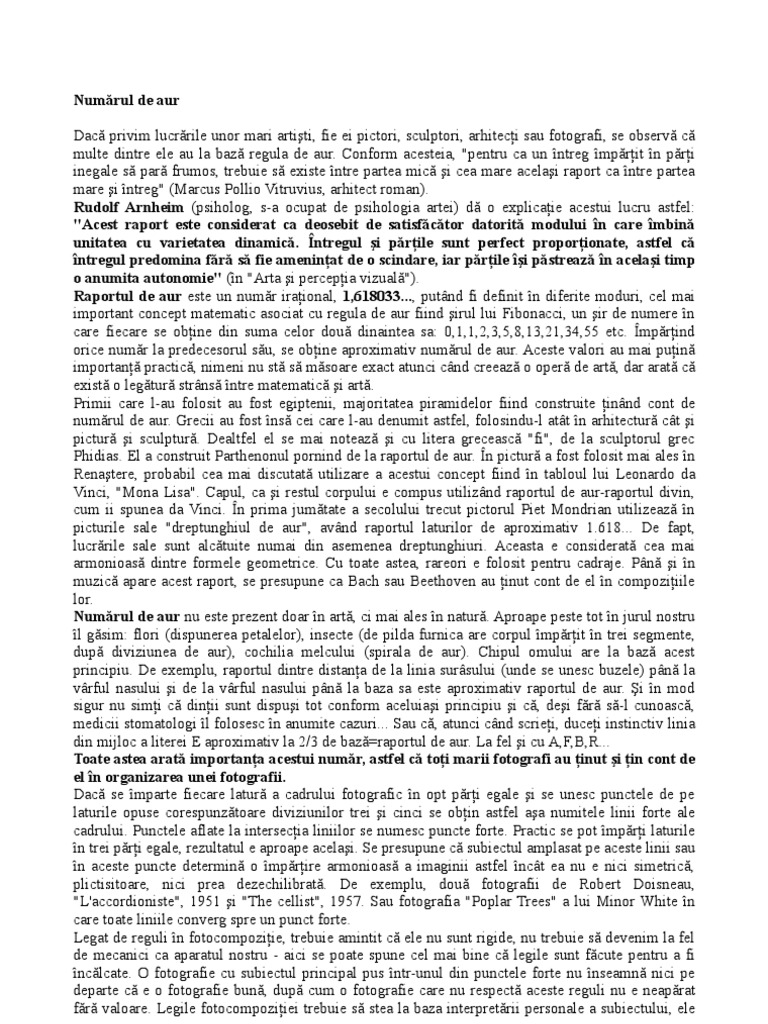 Numarul de Aur | PDF