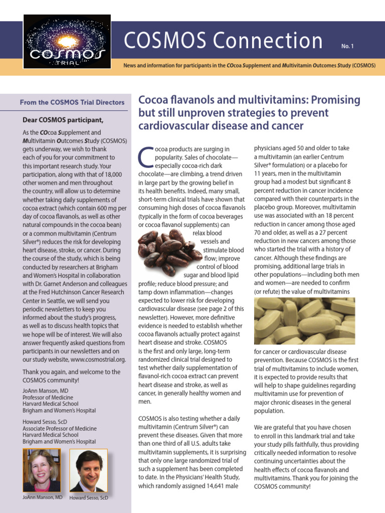 COSMOS Connection Jan 2017 Issue 1 | PDF | Cholesterol | Cardiovascular ...