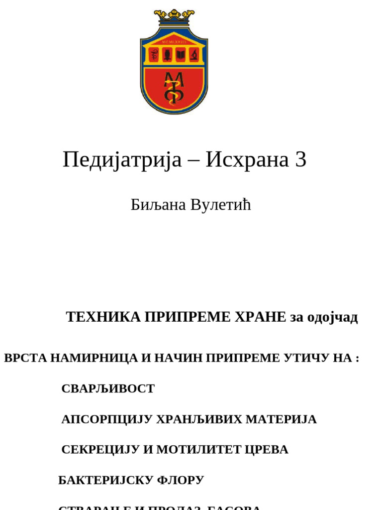 Iasm Ishrana 3 Nedelja 3 | PDF | Gut Flora