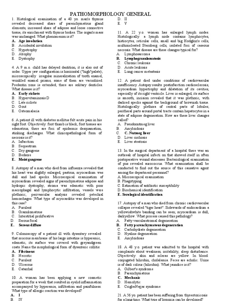 Tests General 08 | PDF | Lymphatic System | Lymph Node