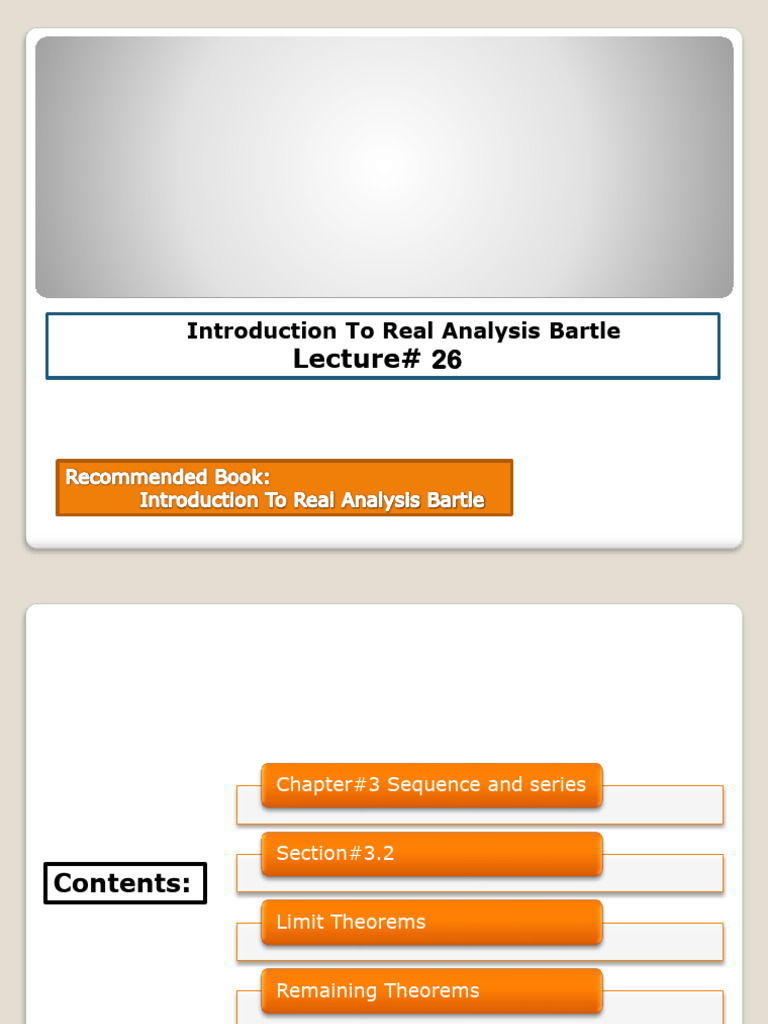 Real Analysis Lecture#26 | PDF