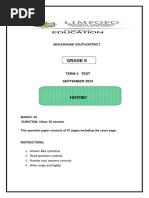 Mathematics Grade 8 Term 3 2023 Test-1 | PDF | Euclidean Geometry ...