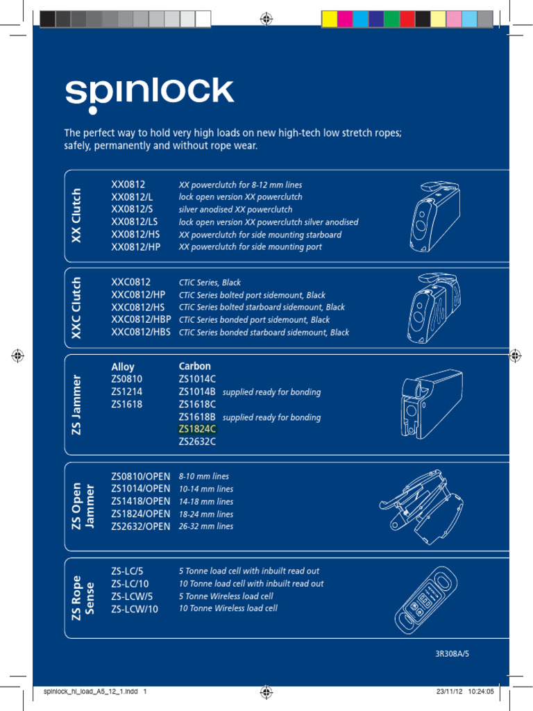3049-Spinlock High Load Instructions 2013 | PDF | Screw | Rope