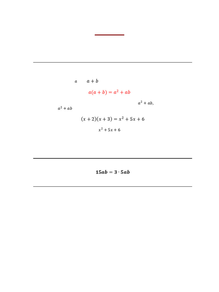 Descomposición Factorial | PDF