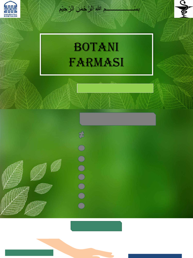 Botani Farmasi TM 1 | PDF